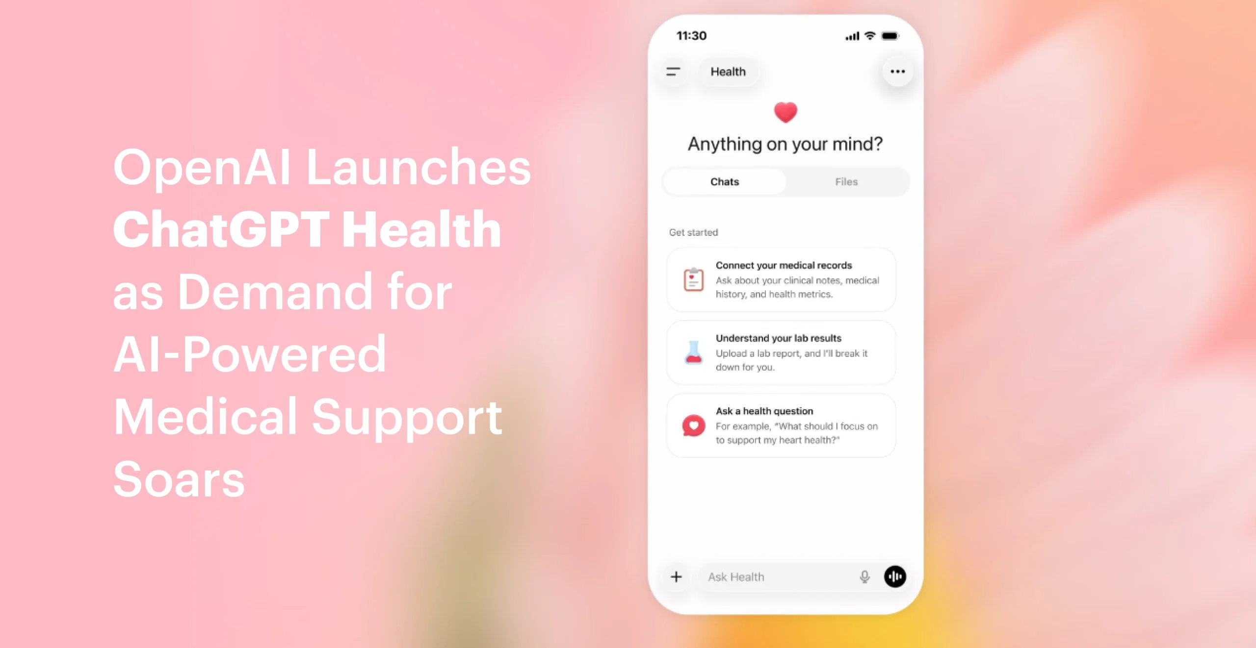 OpenAI Launches ChatGPT Health: AI-Powered Medical Support Explained ...
